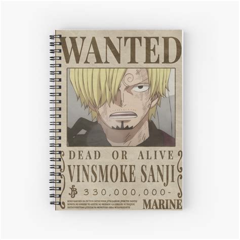 Vinsmoke Sanji Wanted Poster One Piece Bounty 2023 Updated Price