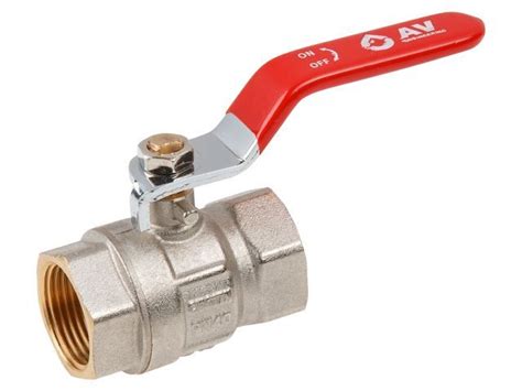 Кран шаровый 3/4" внутренняя-внутренняя резьба ручка PN40 AV ...