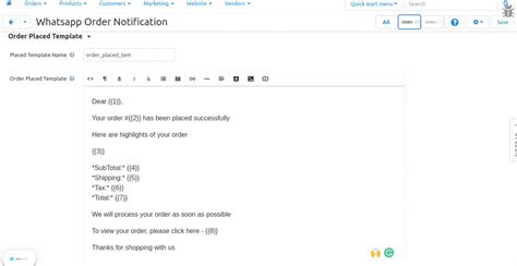 Guide For CS Cart WhatsApp Order Notification