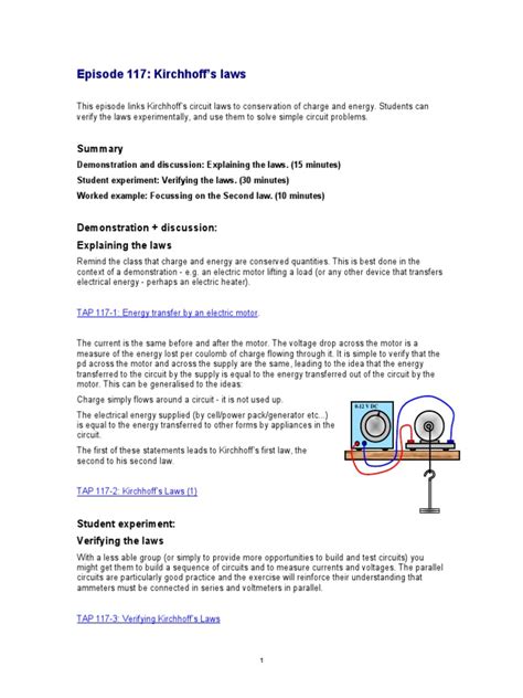 Kcl And Kvl Series And Parallel Circuits Voltage