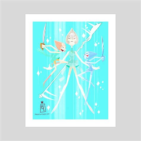 Steven Universe Pearl An Art Print By Edwardian Taylor Inprnt