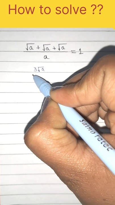 Square Roots Simplification Tricks Math Tricks Mathematics