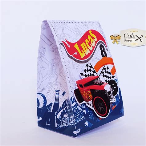 Caixinha Personalizada Hotwheels Elo7 Produtos Especiais