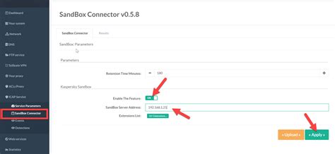 Kaspersky Sandbox Integration Artica Wiki