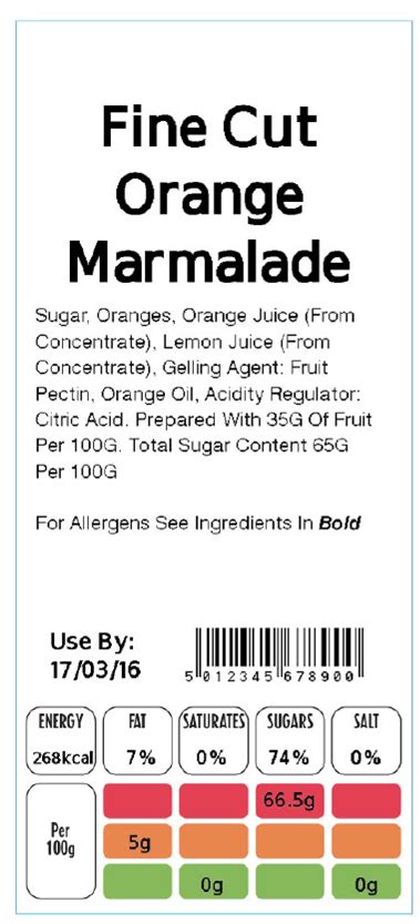 Sato New Colour Coded Label Helps Food Retailers Comply With Eu Regulations
