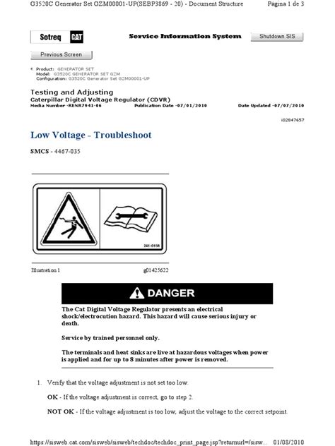 Low Voltage Troubleshoot Pdf Transformer Electric Generator
