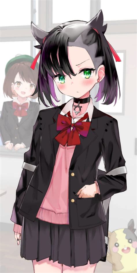 Marnie Gloria Morpeko And Morpeko Pokemon And 2 More Drawn By Aoi Komugi Danbooru