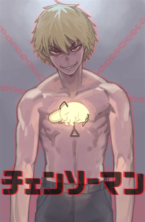 Denji And Pochita Chainsaw Man Drawn By Kelvin Hiu Danbooru