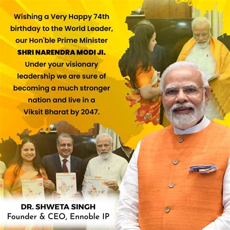 Dr Shweta Singh On Linkedin Primeminister Narendramodi Birthday