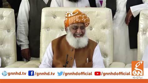 Maulana Fazal Ur Rehman Press Conference Today L GNN L 27 Oct 2020