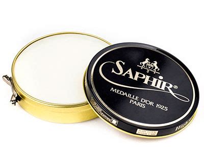 Особенности гуталинов Saphir Beauté de cuir и Medaille d'Or
