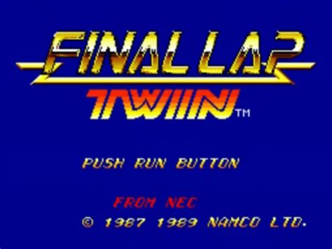 Final Lap Twin Images Launchbox Games Database