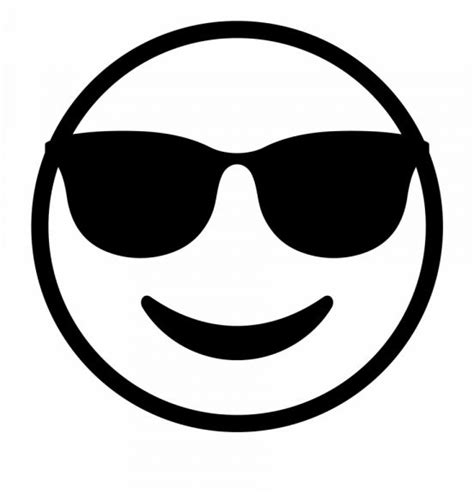 Happy Emoji Png Black And White