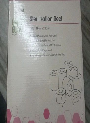 Medical Grade Paper Green Guava Sterilization Reels Packaging Type