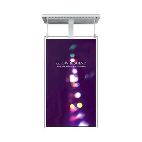 55 Inch OLED Double Sided Display Vertical Hoisting Ankeshi