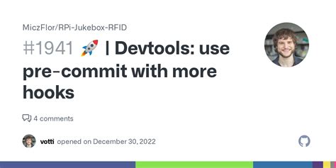 Devtools Use Pre Commit With More Hooks Issue Miczflor