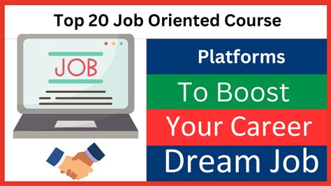 The Ultimate Guide To The Top 20 Job Oriented Course Platforms For