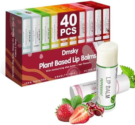 Dmsky Lip Balm Bulk Fruit Lip Balm Variety Pack