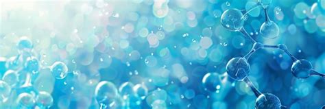 Glowing Molecular Structure With Laboratory Equipment In The Background Representing Scientific