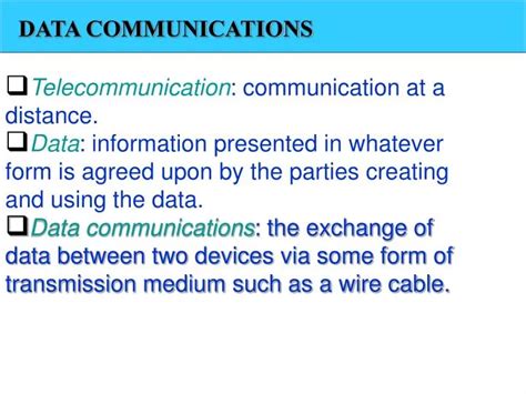 PPT DATA COMMUNICATIONS PowerPoint Presentation Free Download ID