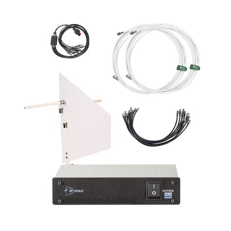 Rf Venue Distro5 Hdr Antenna Distribution System And Diversity Fin™ Wall Mount Antenna White