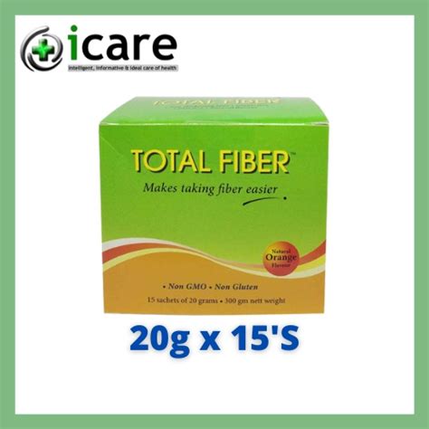 Total Fiber 20g 15s Exp Date 102026 Shopee Malaysia
