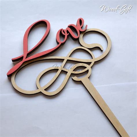 Топпер для цветов Love