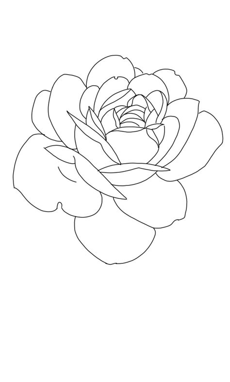 Pin By Tims Point On Rose Tattoo Outline Tattoo Outline Tattoo