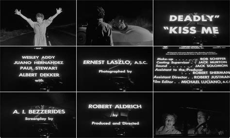 Kiss Me Deadly 1955 — Art Of The Title