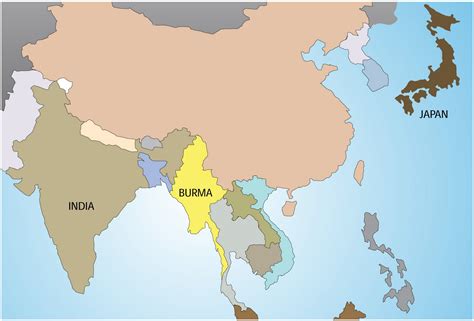 Japanese Invasion Of Burma Map