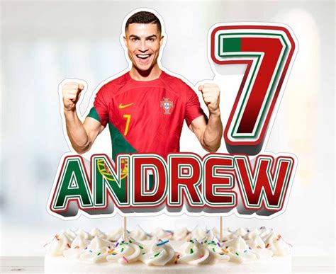 Ronaldo Cake Topper Cristiano Ronaldo Cake Topper Ronaldo Portugal