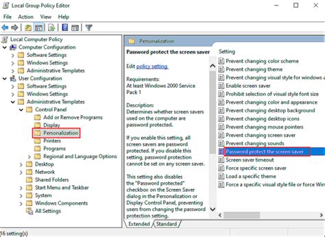 4 Ways To Password Protect The Screensaver In Windows 10 Saint