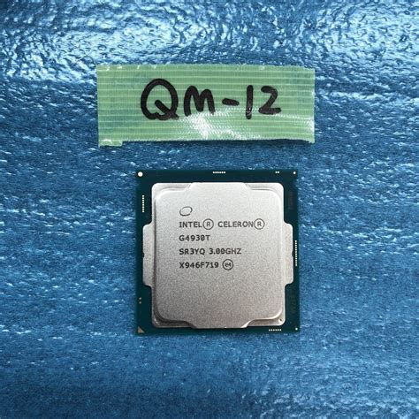 Yahoo!オークション - QM-12 激安 CPU Intel Celeron G4930T SR3YQ 3.0...