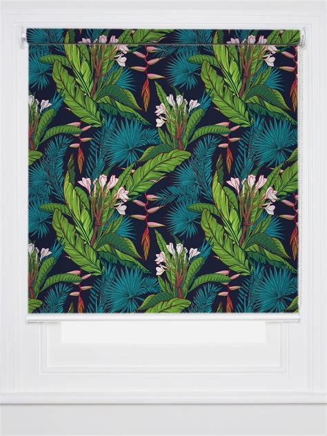 Tropical Jungle Roller Shades Window And Solar Custom Blinds Etsy