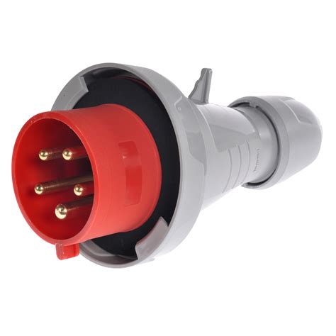 Вилка моб. 32А 3К+З 380В IP67 - 555438 Legrand