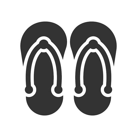 Premium Vector Slippers Sandals Icon