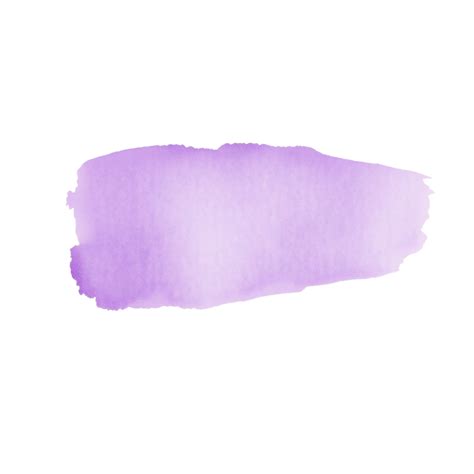 Purple Watercolor Brush Stroke 52386587 Png