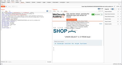 Lab 3 Sql Injection Attack Querying The Database Type And Version On Oracle By Paudelarpan