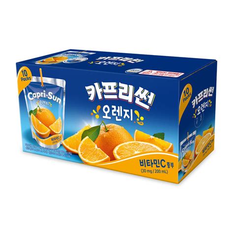 농심 카프리썬 오렌지 200mlx10 배민 장보기∙쇼핑