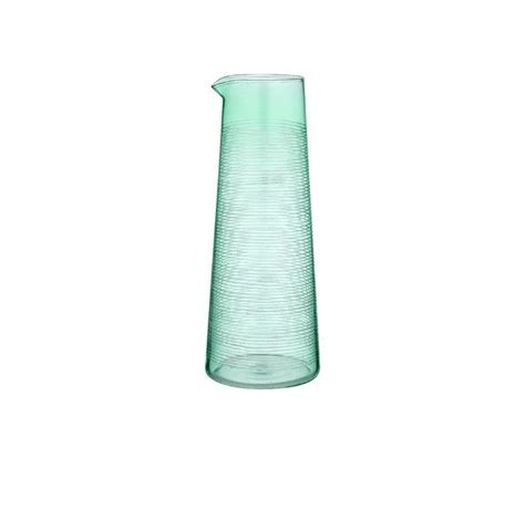 Linear Etched Clear Jug Green Payless Lifestyle