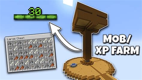 118 Easy Mob Xp Farm Minecraft Skyblock 118 Lets Play 2 Youtube