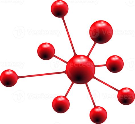 Molecule Structure Model Sign Molecules In Chemistry Science For