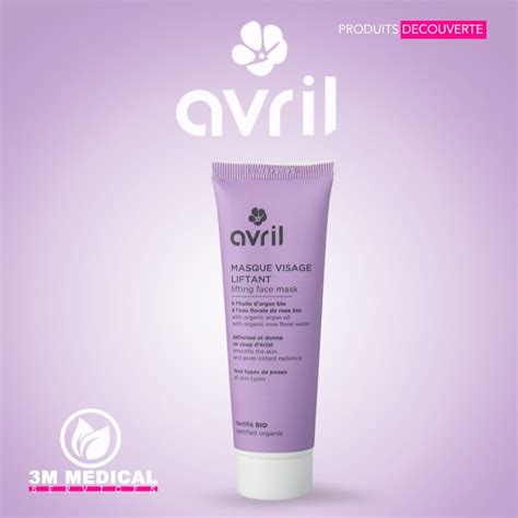 MASQUE VISAGE LIFTANT 50 ML – CERTIFIÉ BIO - 3M Médical Services