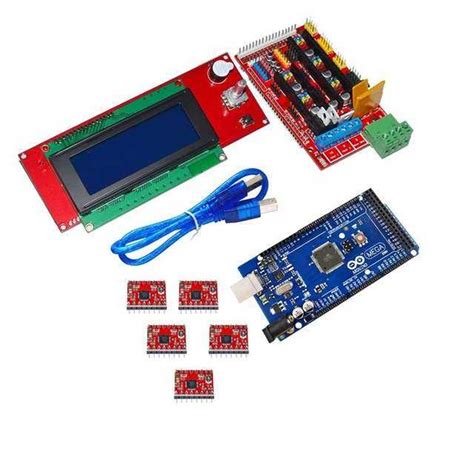 ramps 1 4 3d printer controller mega2560 with cable compatible with arduino 5pcs a4988 driver