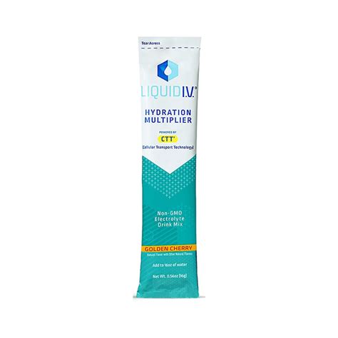 Liquid Iv Hydration Multiplier Golden Cherry Electrolyte Powder