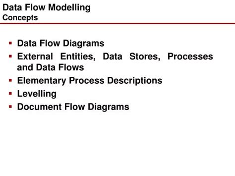 Ppt Data Flow Modelling Concepts Powerpoint Presentation Free Download Id