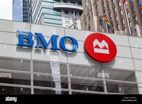 Sign On Bmo Bank Of Montreal Main Branch In Torontos Financial District Toronto Ontario
