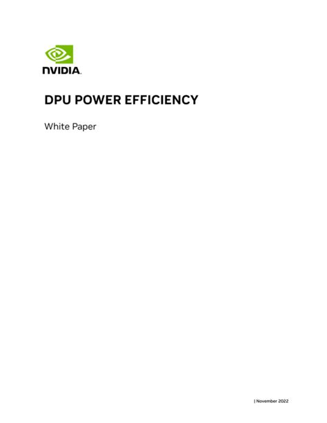 dpu power efficiency