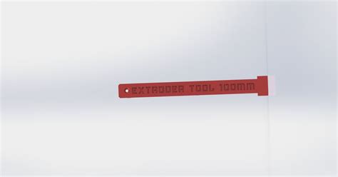 Extruder E Steps Calibration Tool By Mp3d Download Free Stl Model