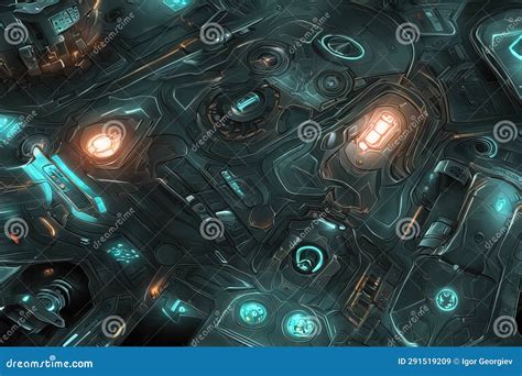 Biopunk Cyber Steampunk Illustration Stock Illustration Illustration